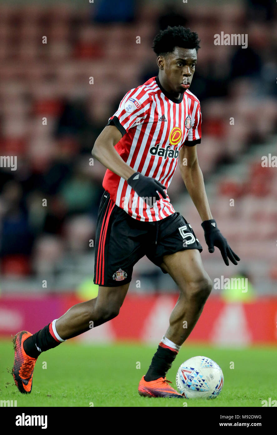 Sunderland's Ovie Ejaria Stock Photo - Alamy