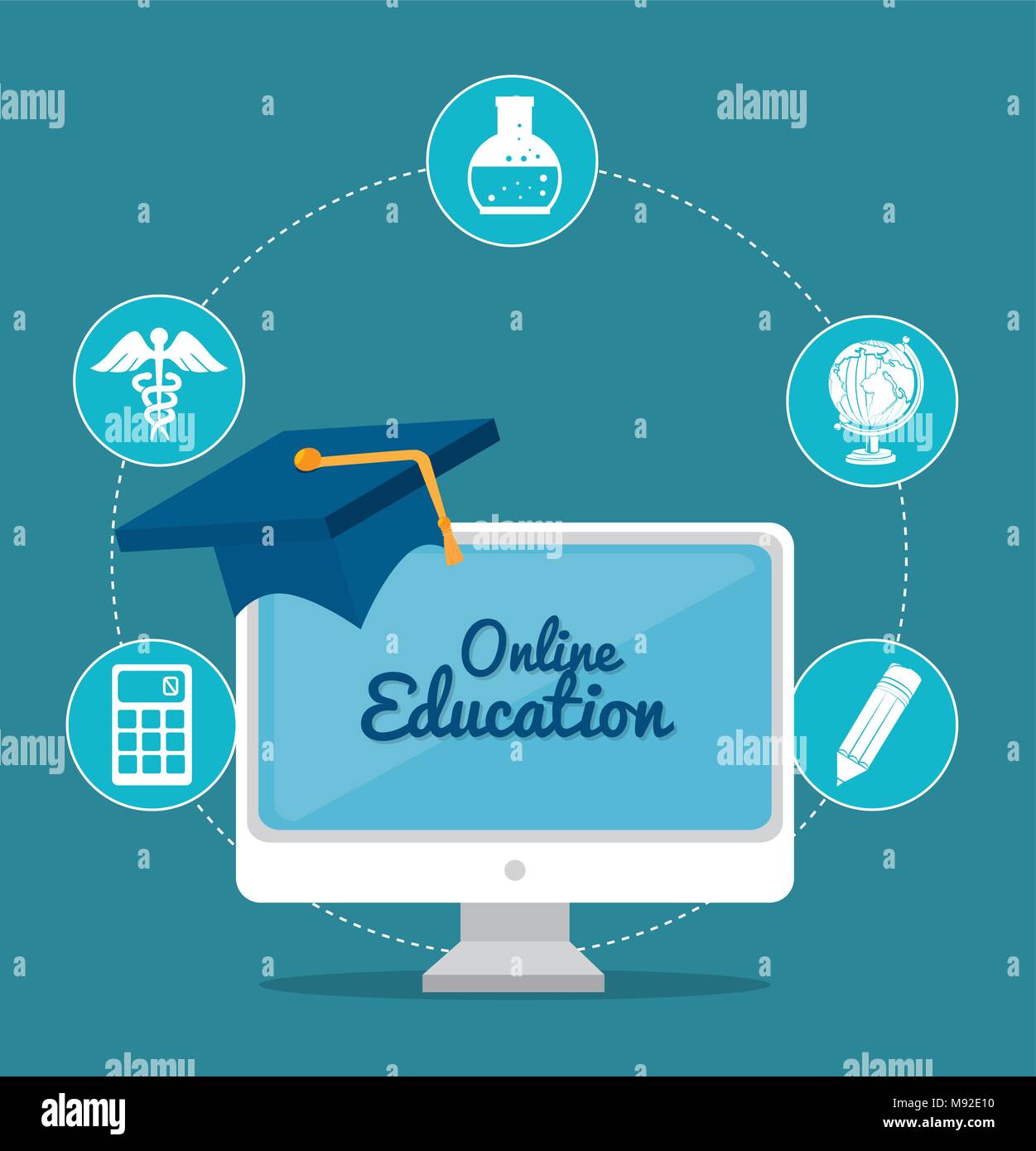 online education design Stock Vector Image & Art - Alamy