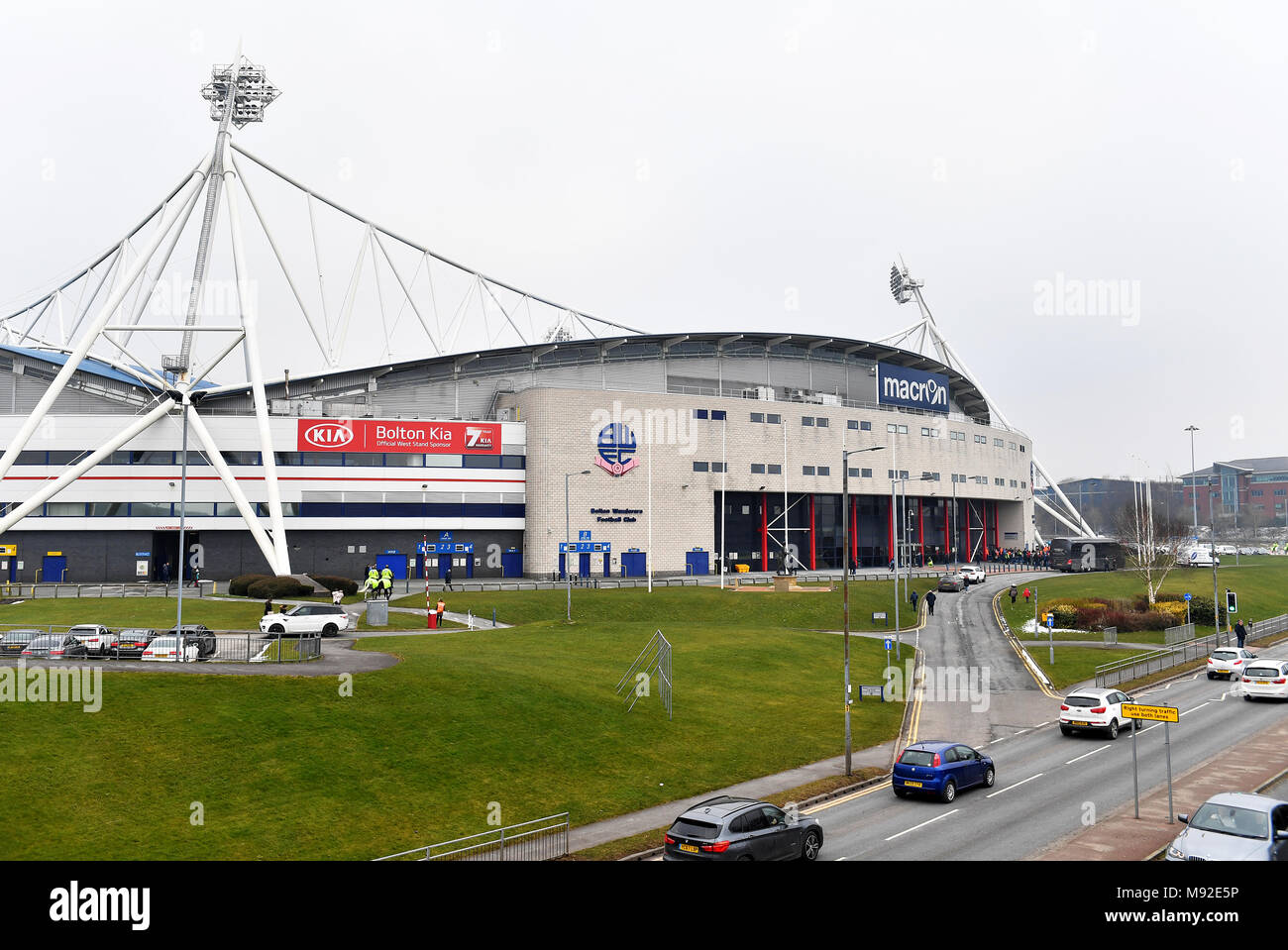 General view of the Macron Stadium Stock Photo - Alamy
