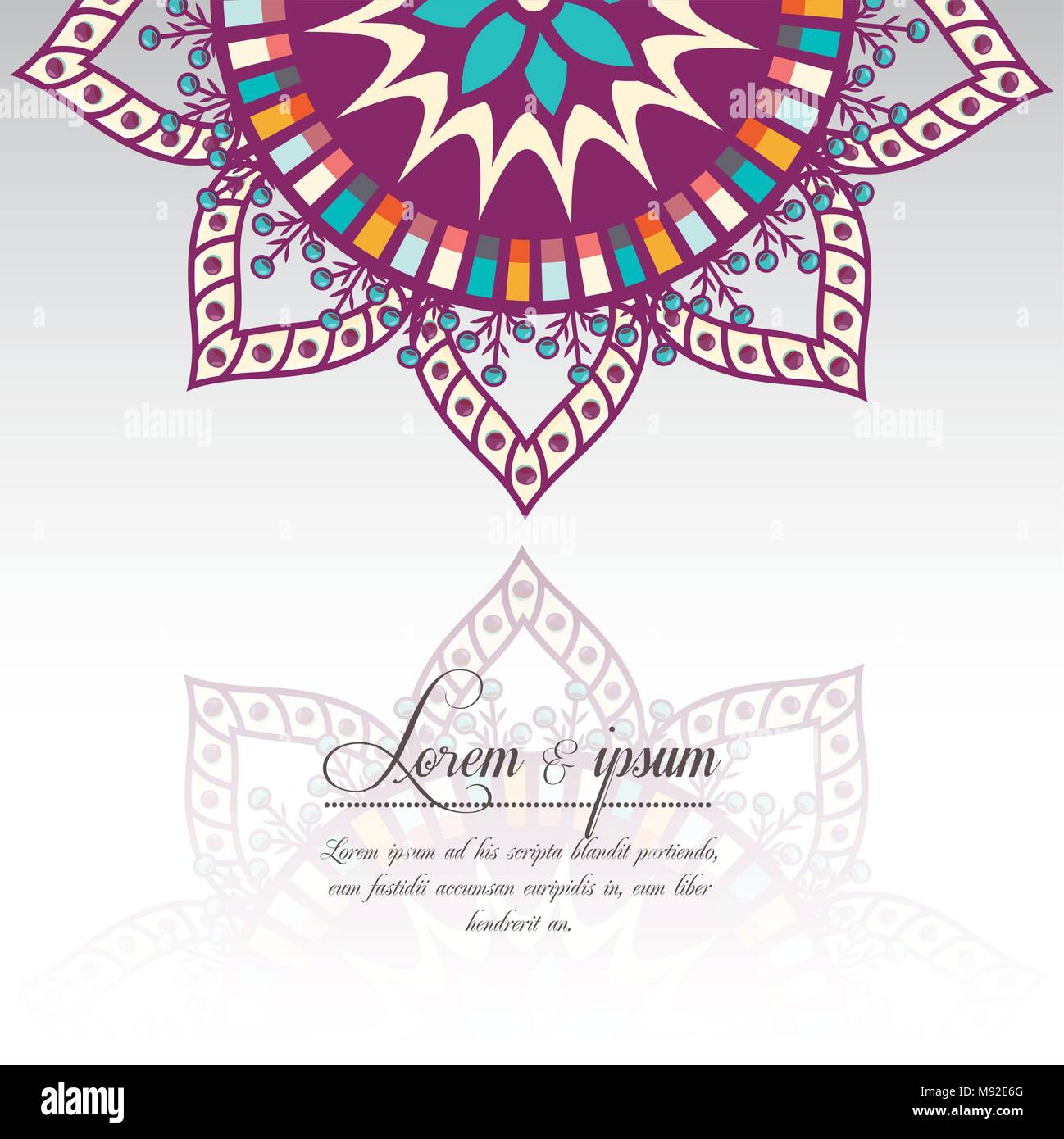 bohemian background design Stock Vector Image & Art - Alamy