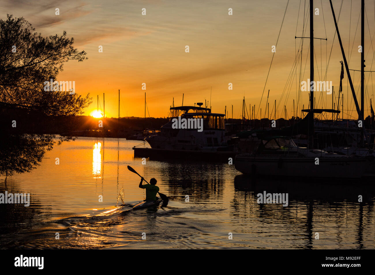 Wonderful sunset at Beachfront Park, Liverpool Rd, Pickering , Ontario ...