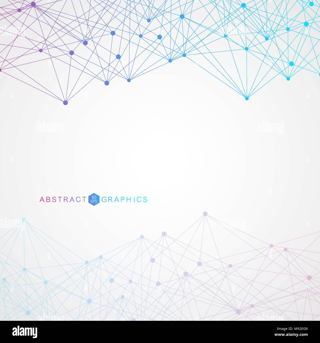 Big Data Visualization Background. Modern futuristic virtual abstract ...