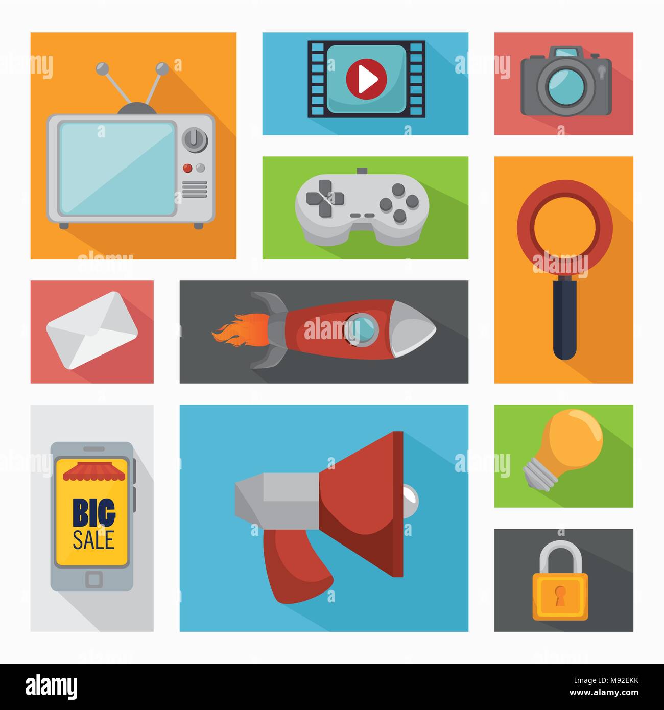social media design Stock Vector Image & Art - Alamy