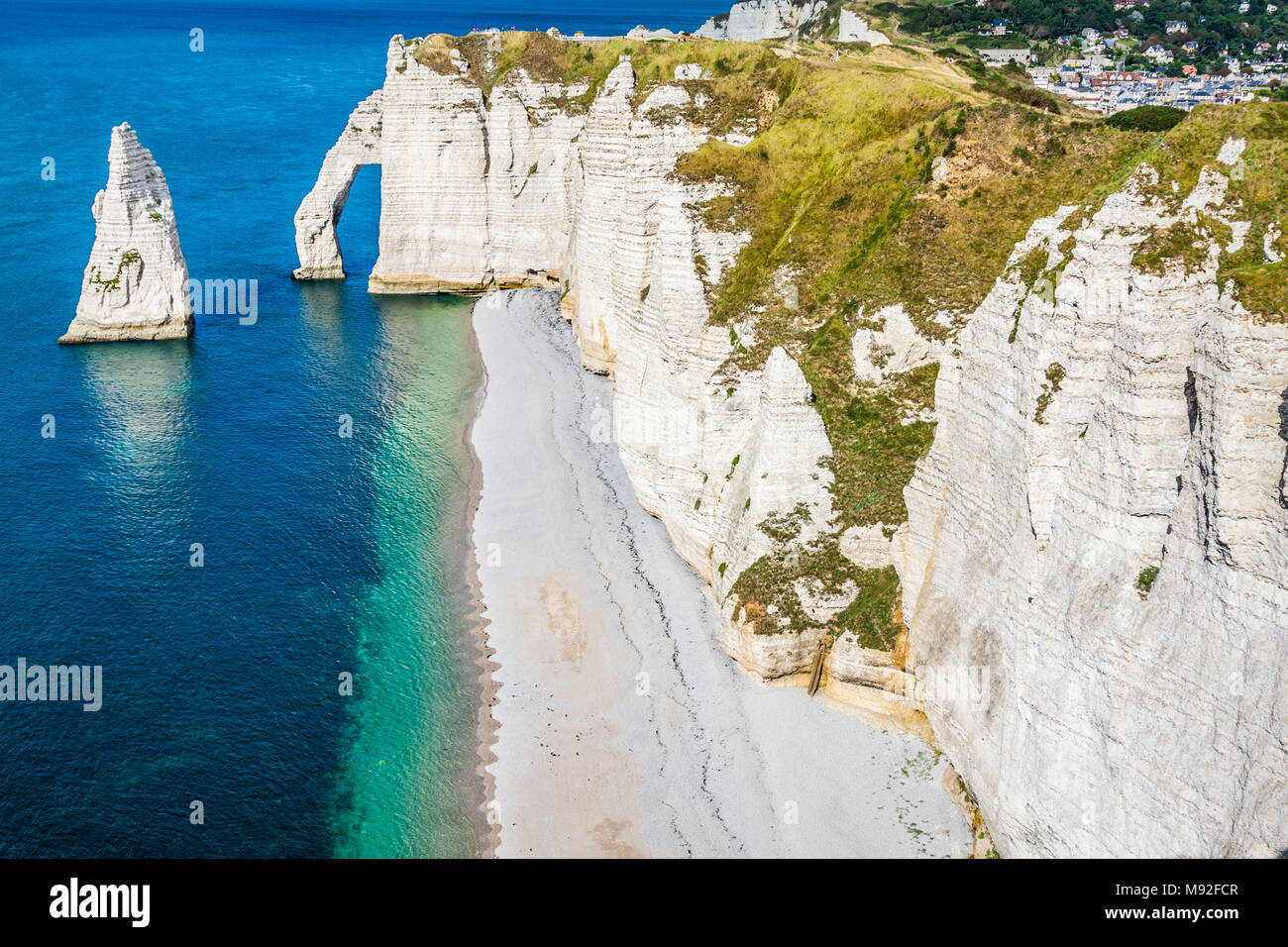 The famous cliffs at Etretat in Normandy, France Stock Photo - Alamy