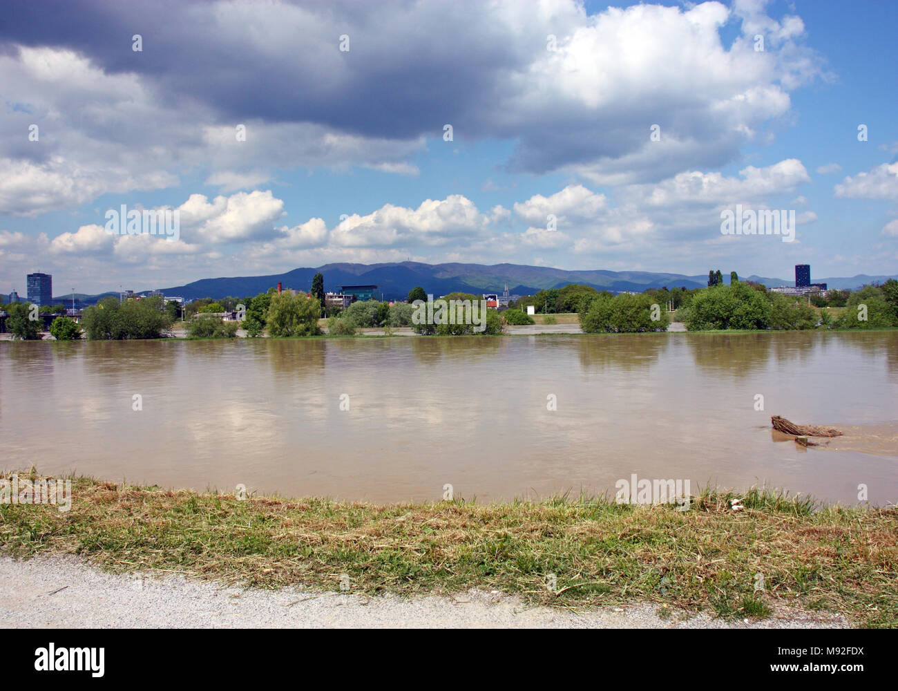 Zagreb sava river flood hi-res stock photography and images - Alamy