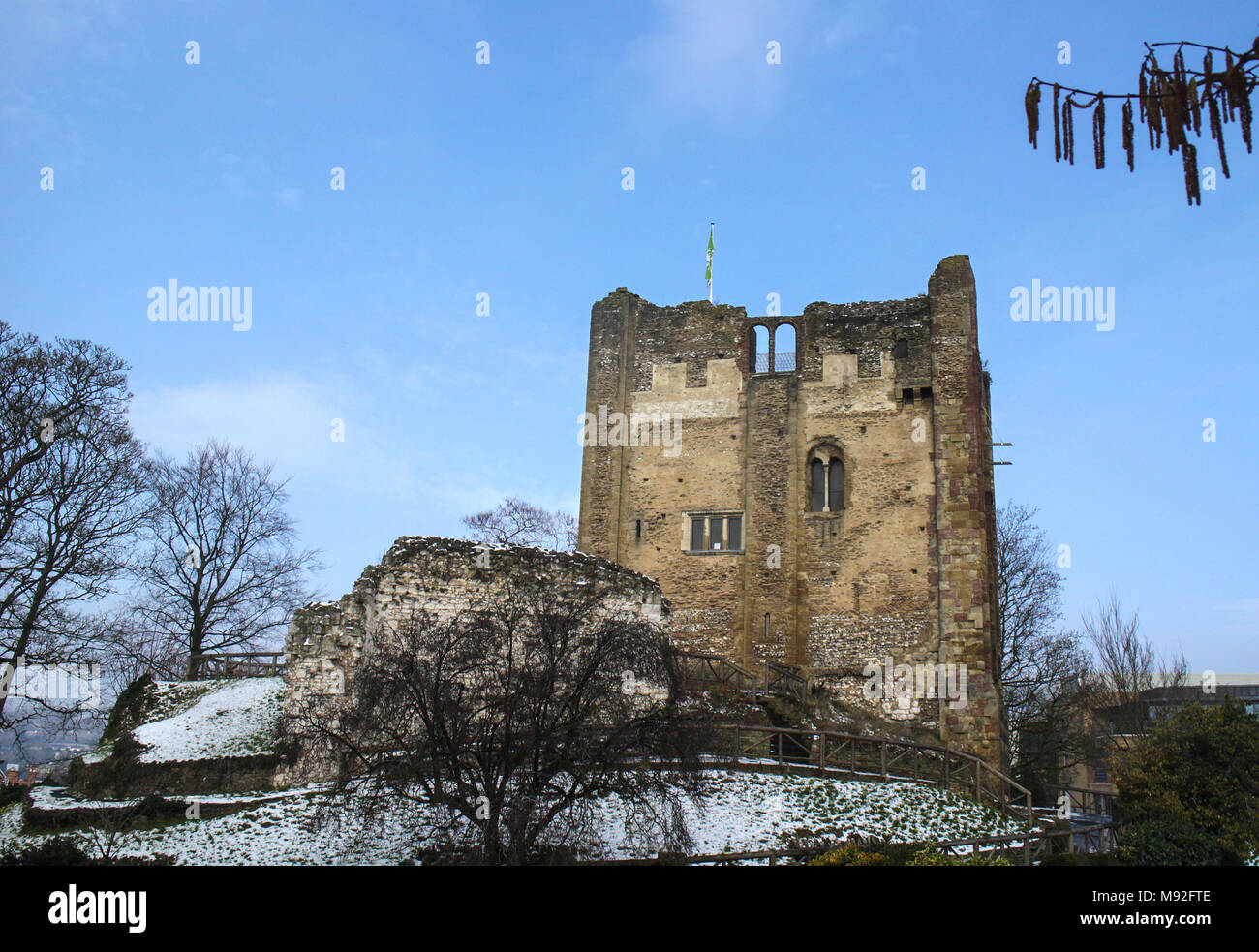 Guildford in the snow hi-res stock photography and images - Alamy