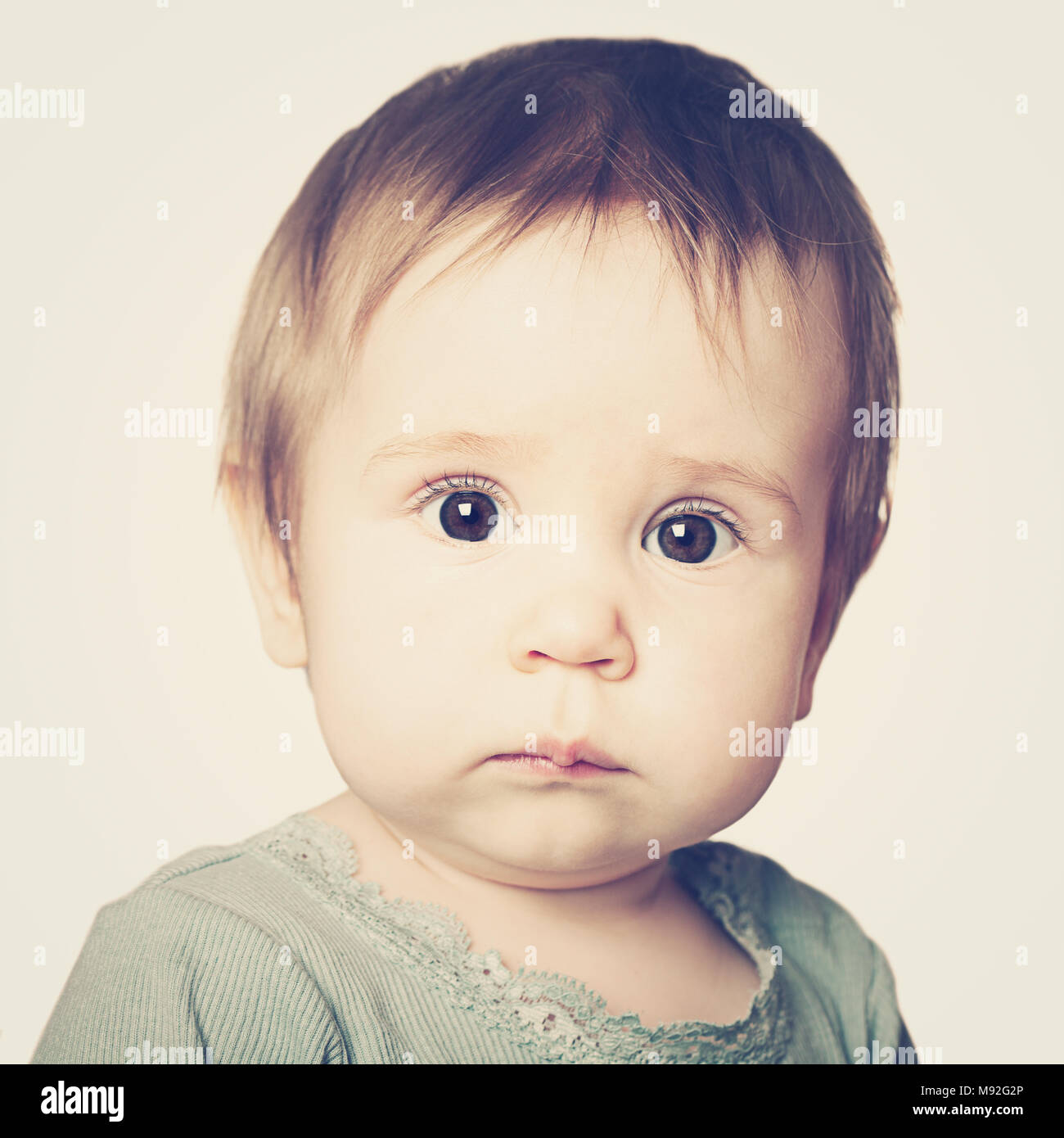 Cute baby face, portrait Stock Photo - Alamy