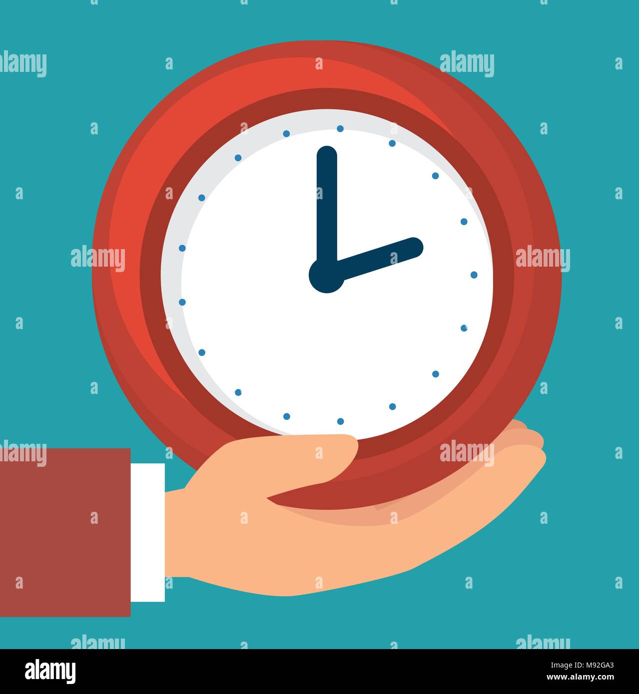Clock Stock Vector Images - Alamy