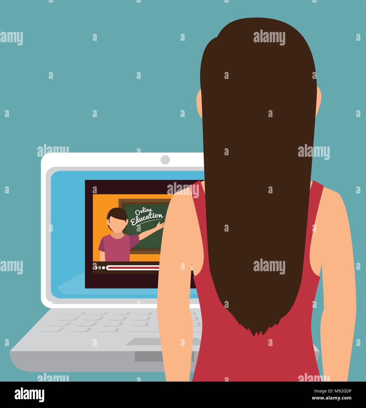 eLearning and technology education Stock Vector Image & Art - Alamy