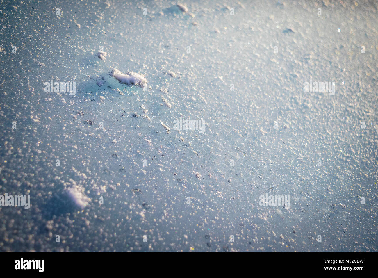 Ice and snow texture, winter theme. Abstract background from a natural ...