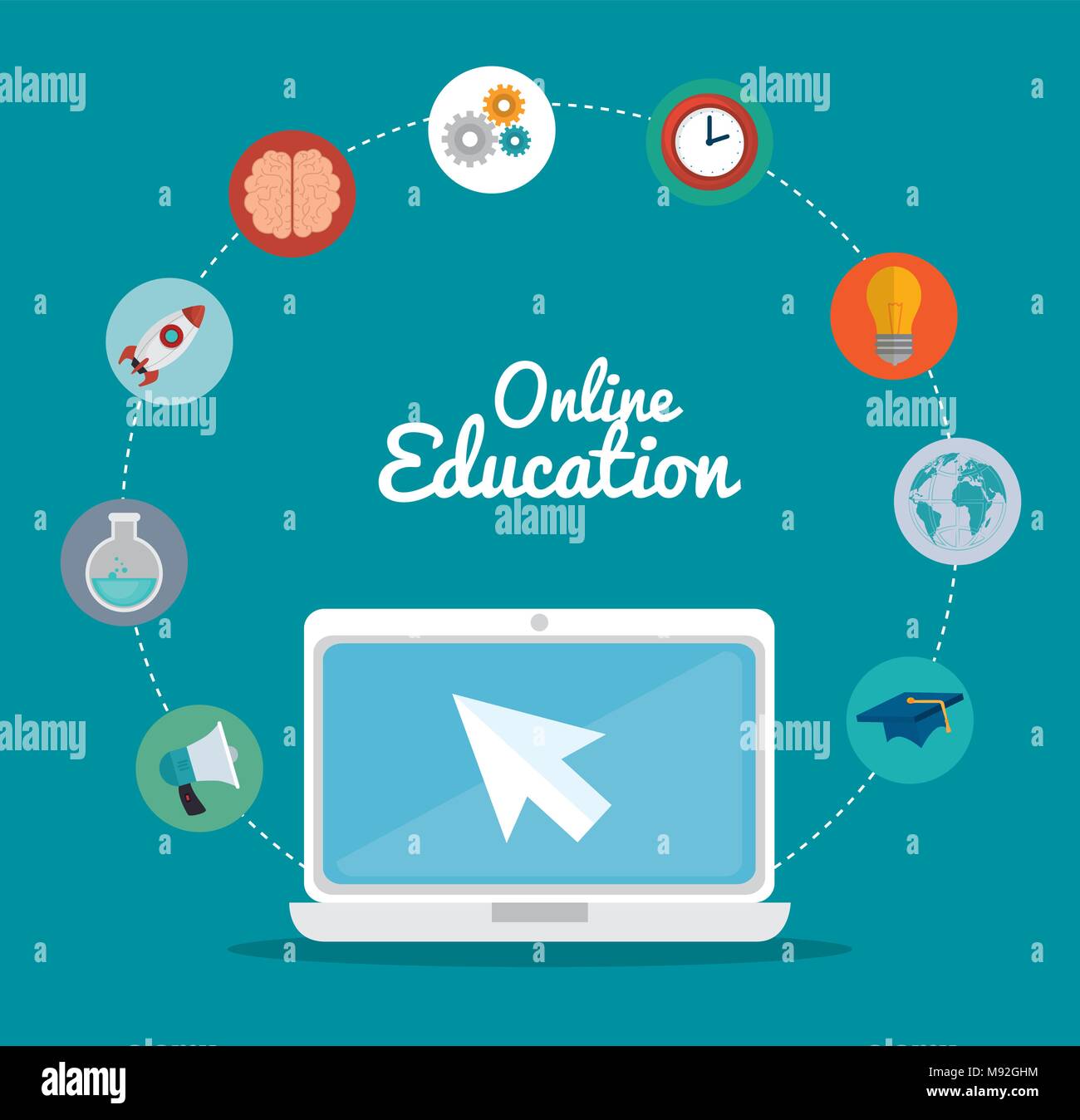 eLearning and education Stock Vector Image & Art - Alamy