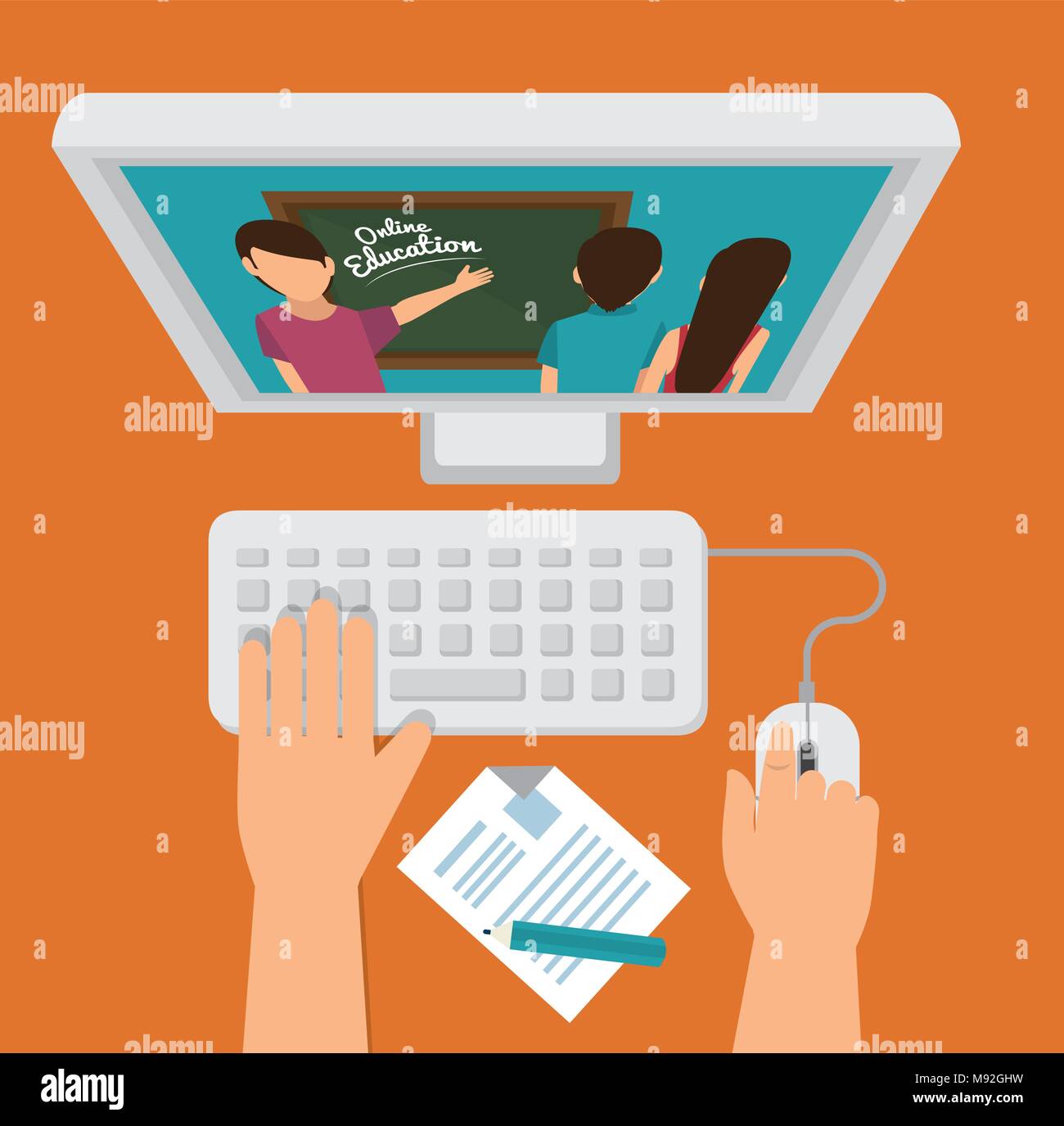 eLearning and education Stock Vector Image & Art - Alamy