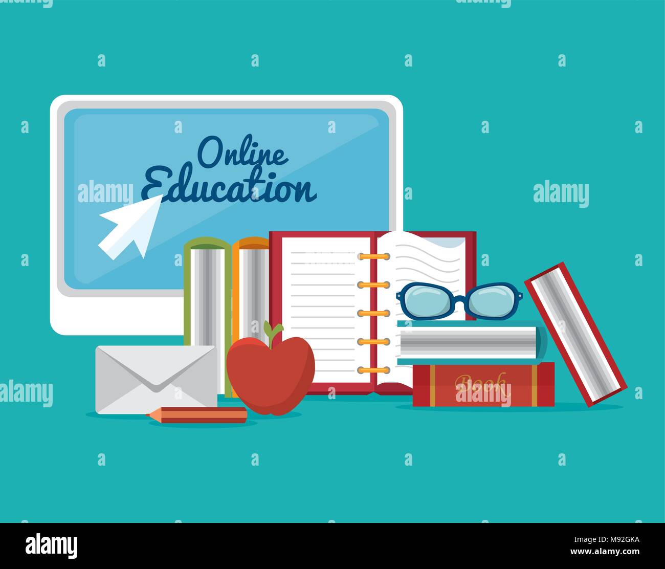 eLearning and education Stock Vector Image & Art - Alamy