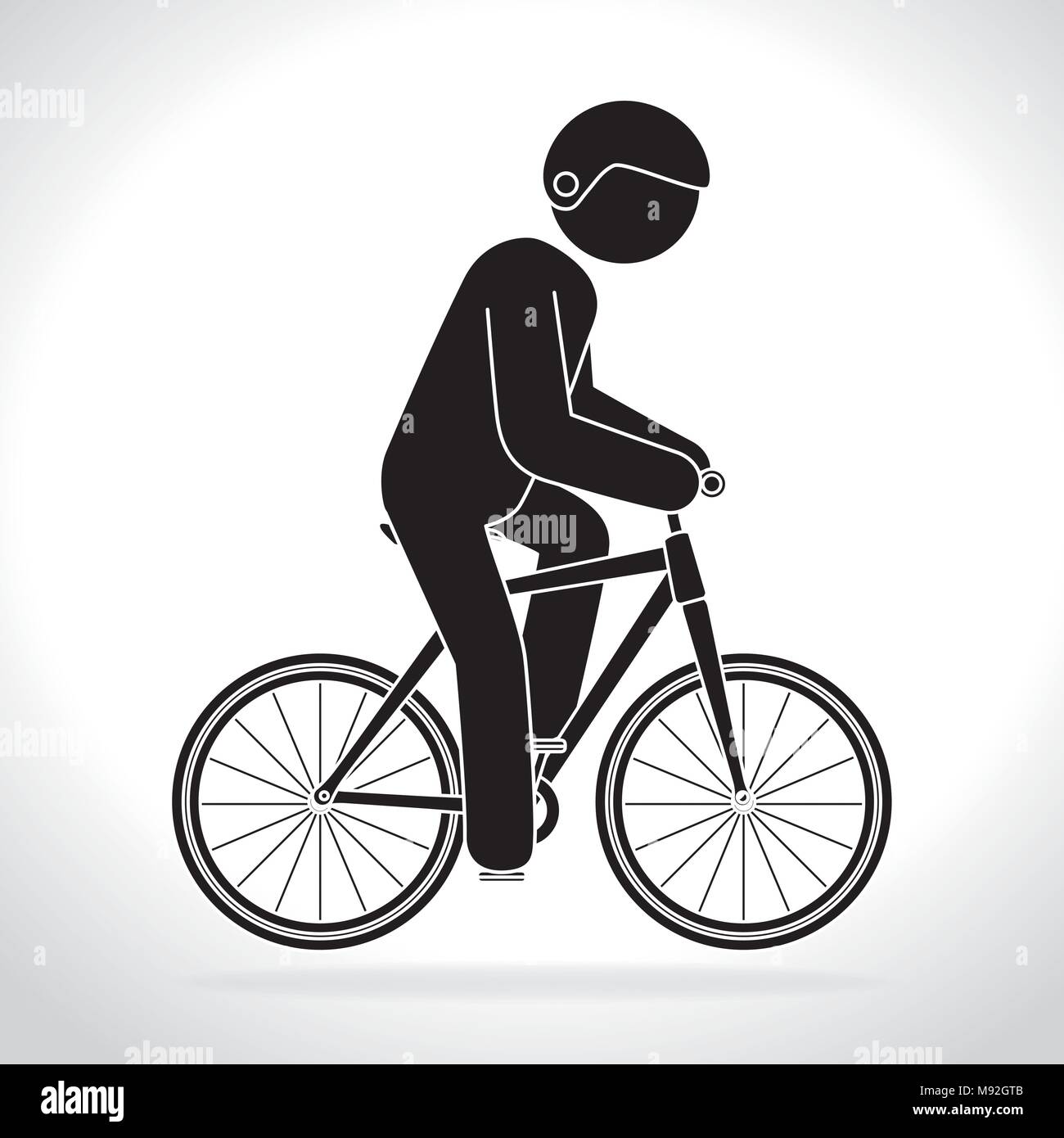 Bike and cyclism graphic design Stock Vector Image & Art - Alamy