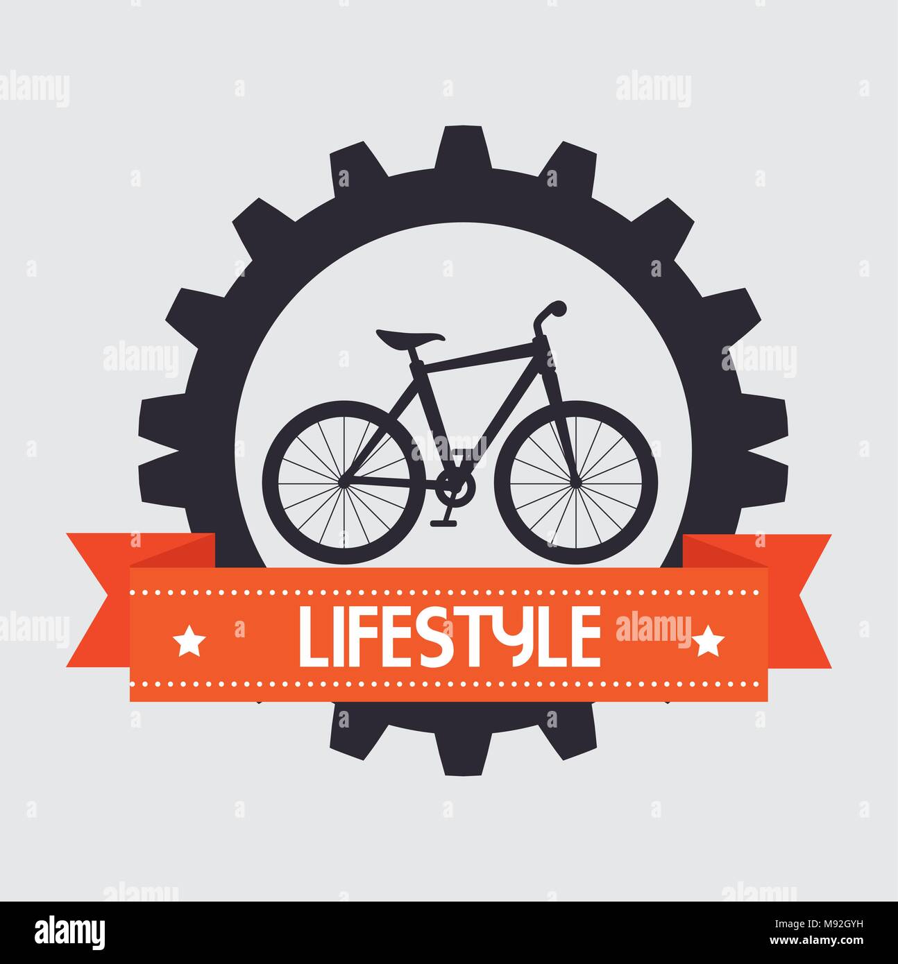 Bike and cyclism graphic design Stock Vector Image & Art - Alamy