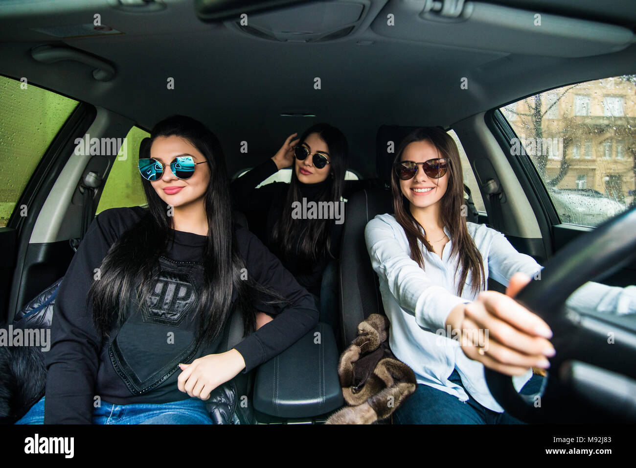 Four indian girls having fun hi-res stock photography and images - Alamy