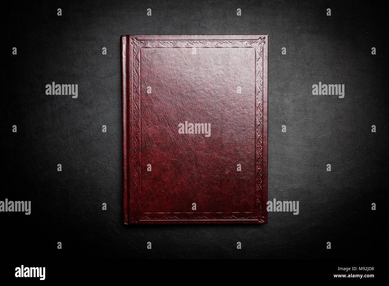 Black Leather Book Cover Texture