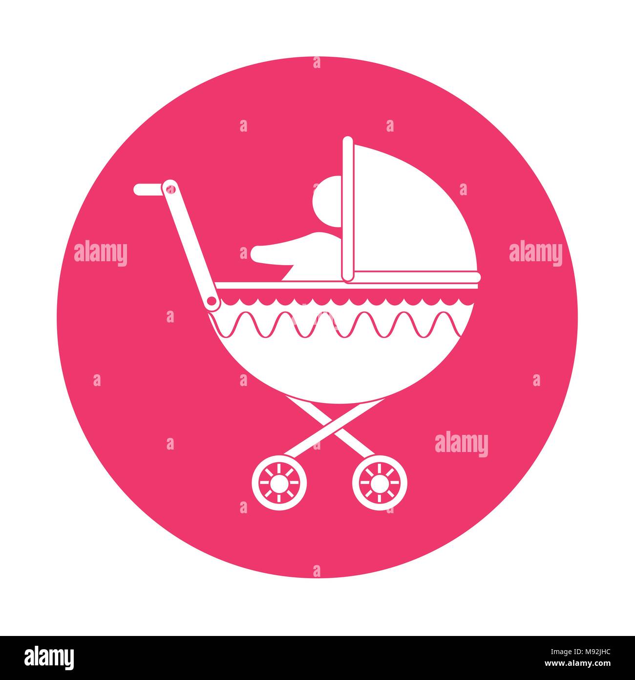 Pram trolley Stock Vector Images - Alamy