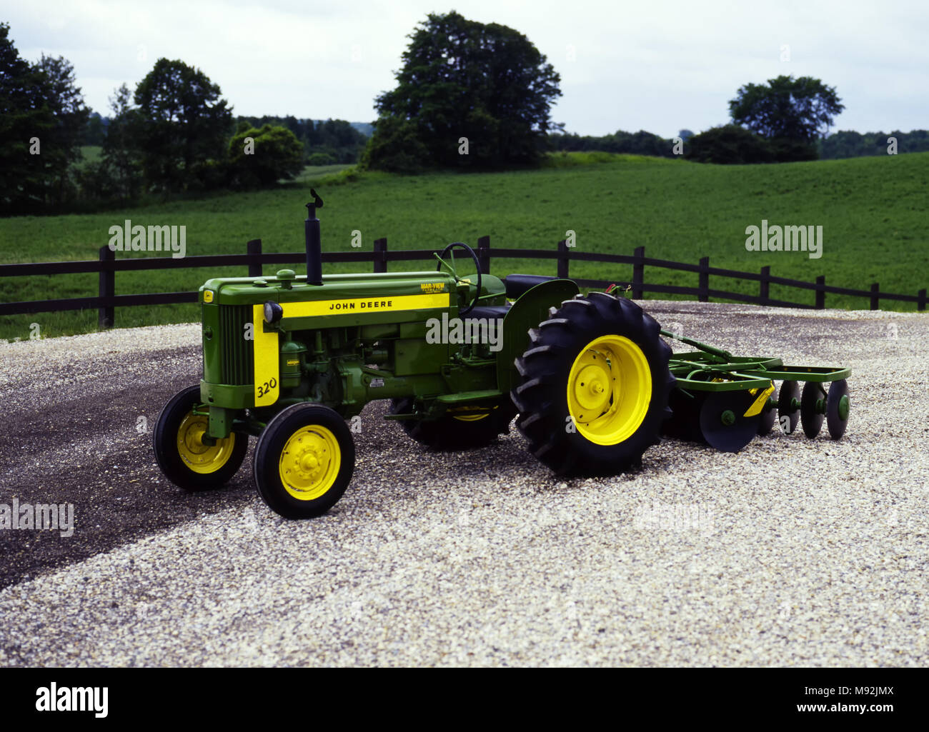 1957 John Deere Model 320 Stock Photo - Alamy
