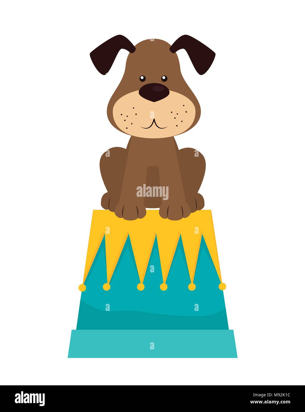 Dog circus Stock Vector Images - Alamy