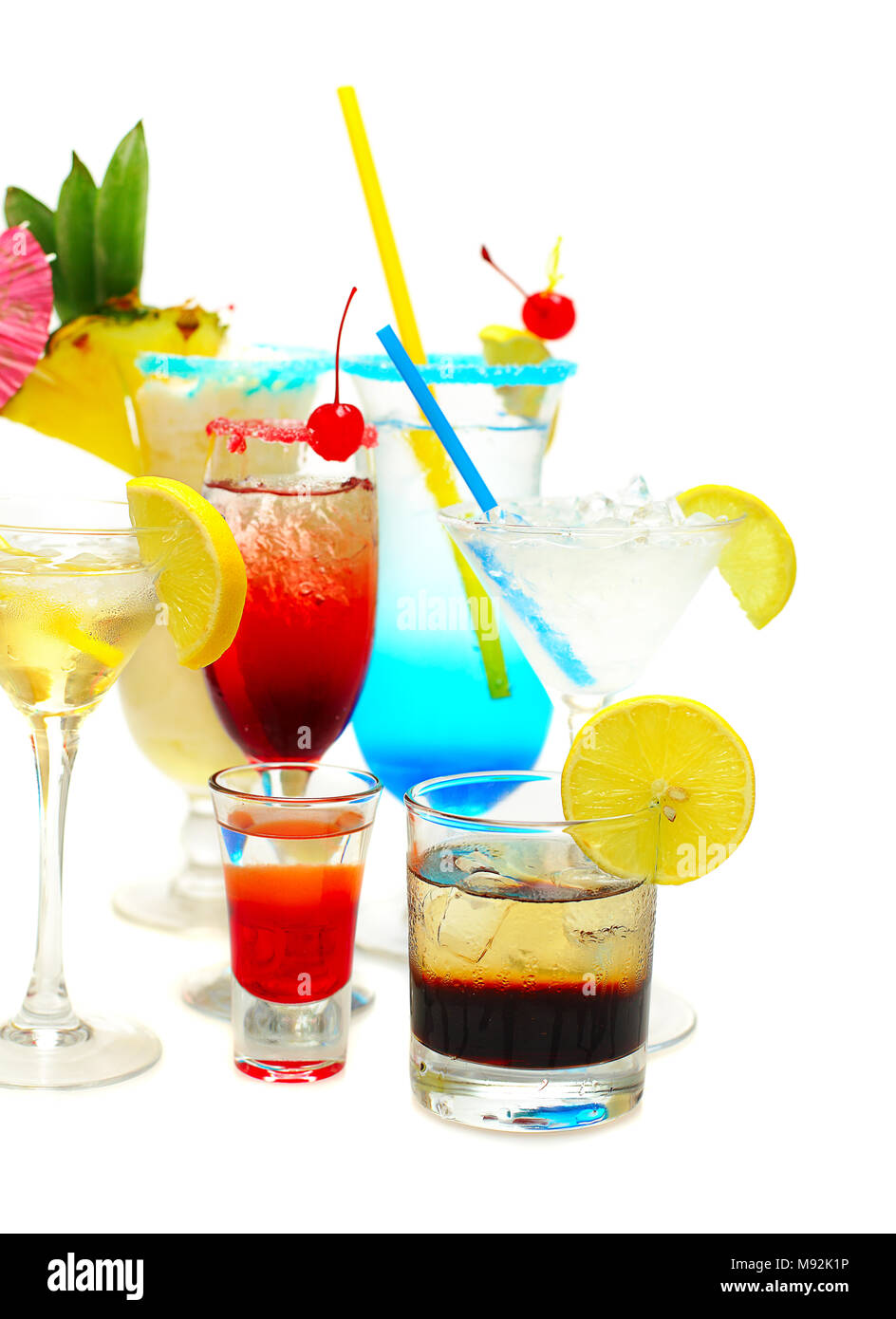 Cocktails - party set Stock Photo - Alamy