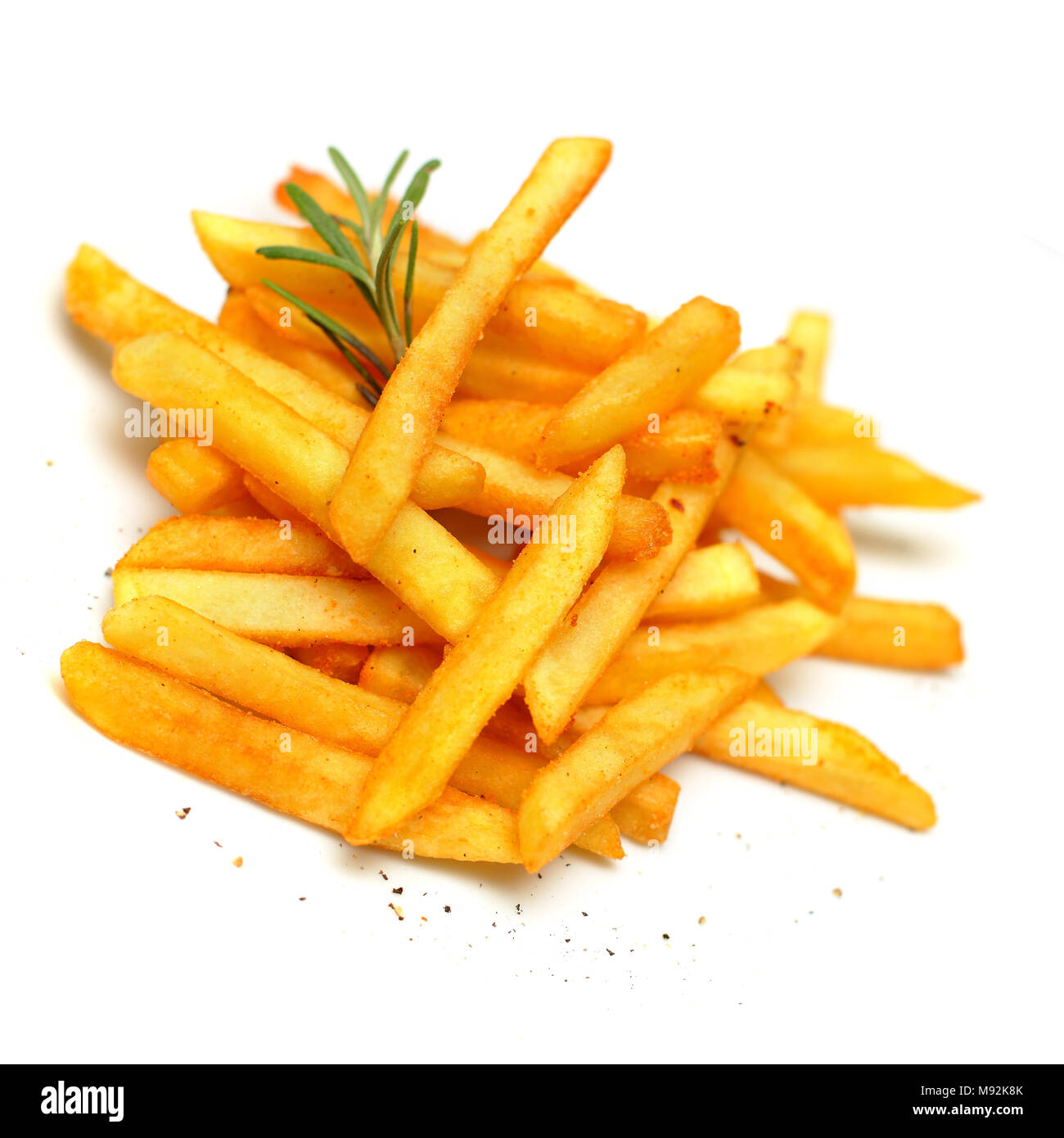 French fries, isolated Stock Photo - Alamy