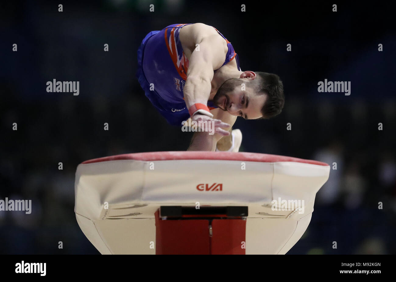 Great Britain's James Hall during the 2018 Gymnastics World Cup at ...