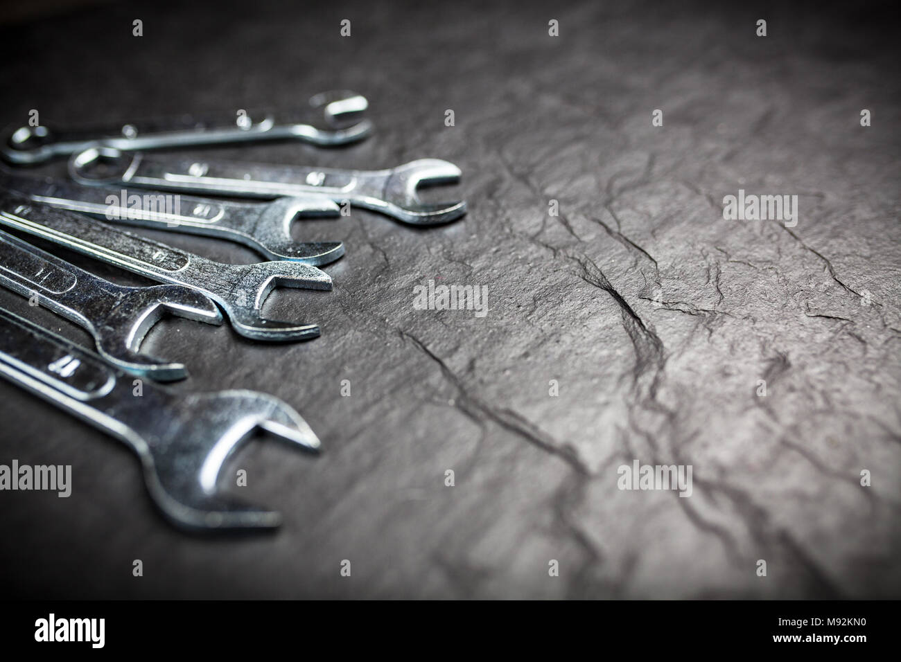 Open-end wrench set Stock Photo - Alamy