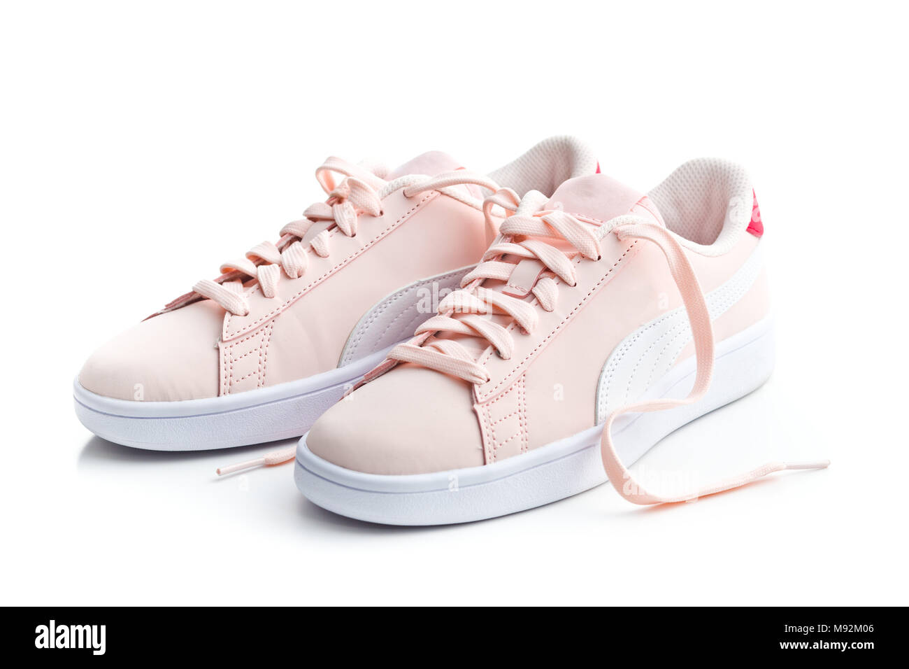 Sport shoes isolated on white background Stock Photo - Alamy