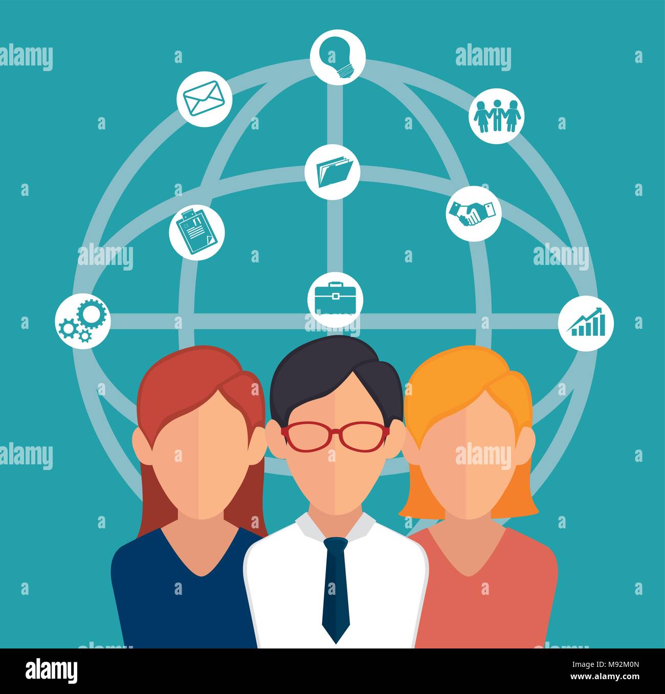 Business teamwork graphic Stock Vector Image & Art - Alamy
