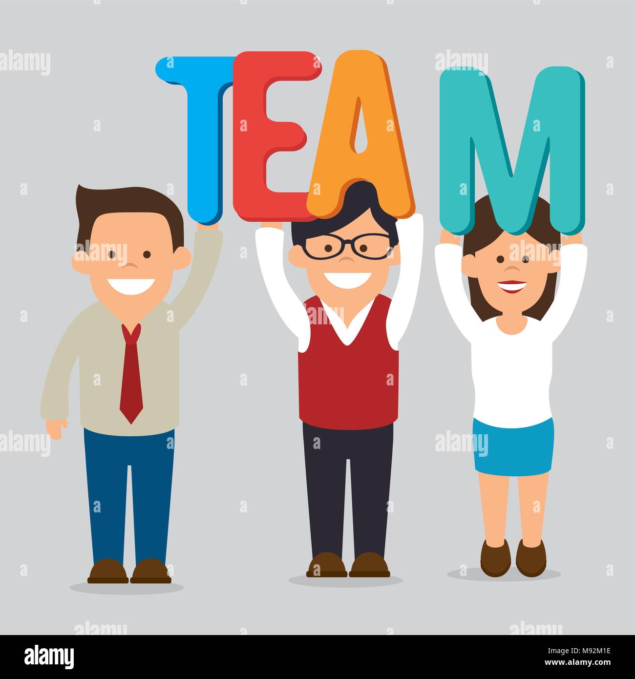 Business teamwork graphic Stock Vector Image & Art - Alamy