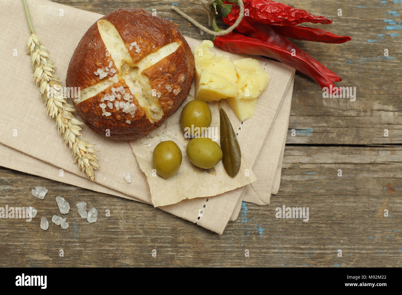 Organic food, breakfast (shallow DOF Stock Photo - Alamy