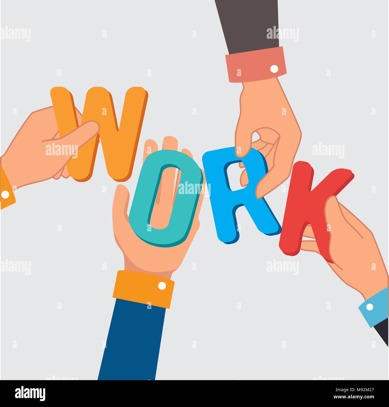 Business teamwork graphic Stock Vector Image & Art - Alamy