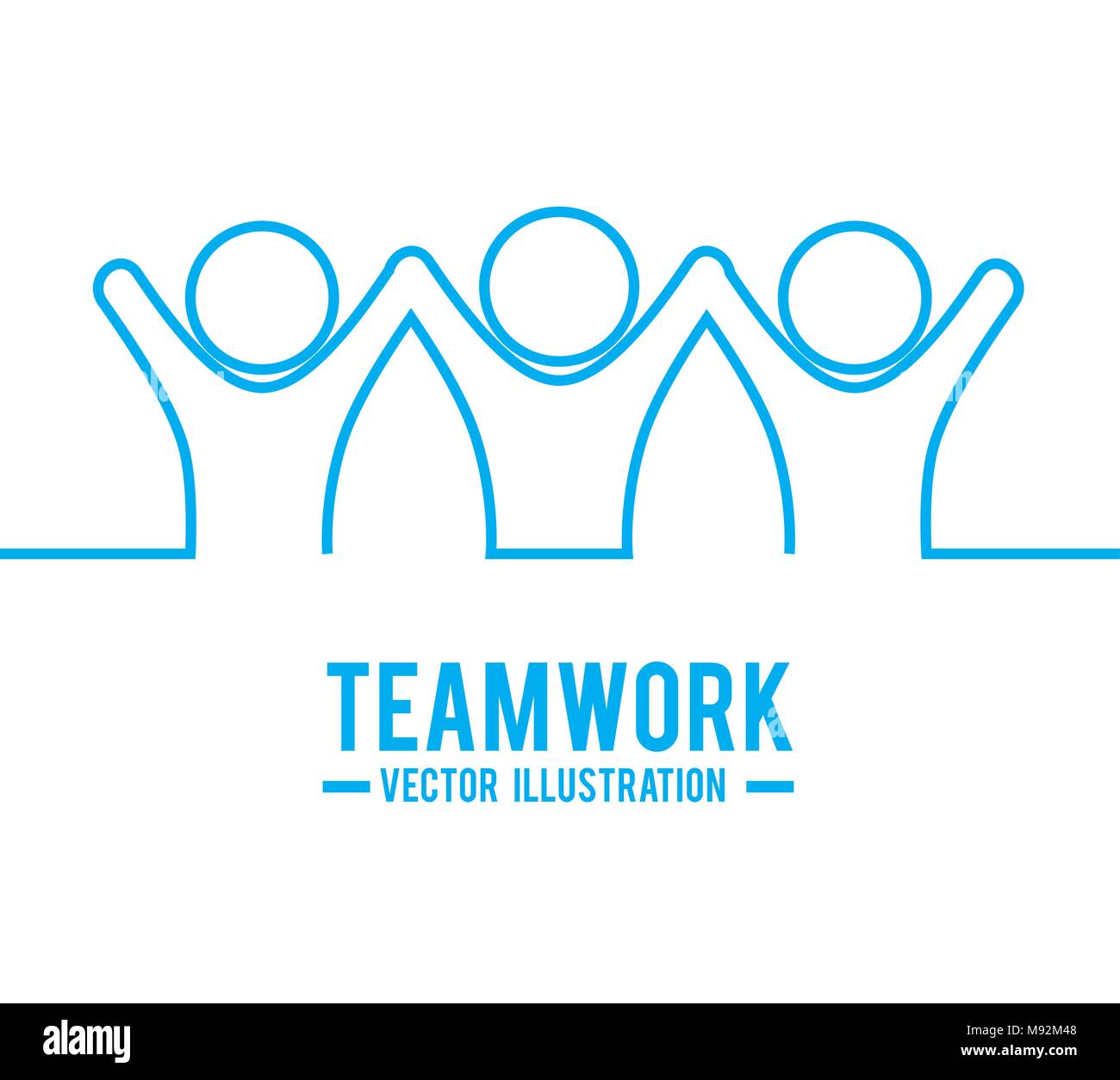 Business teamwork graphic Stock Vector Image & Art - Alamy