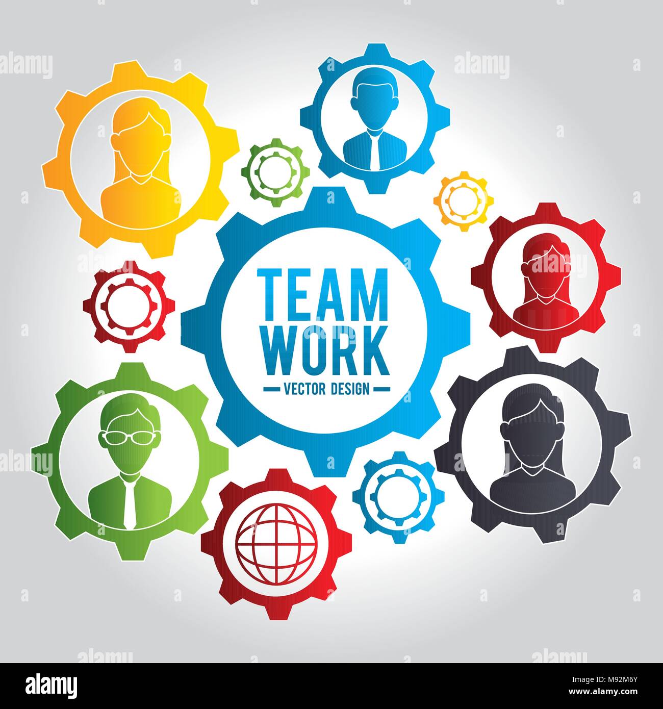 Business teamwork graphic Stock Vector Image & Art - Alamy