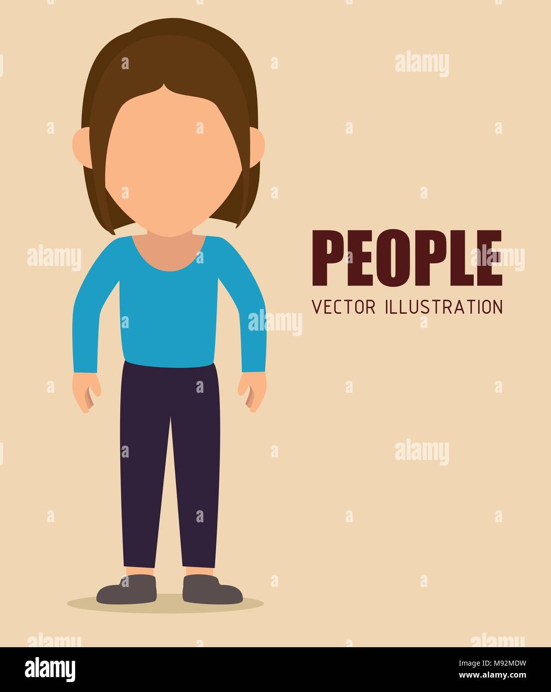 People cartoon graphic Stock Vector Image & Art - Alamy