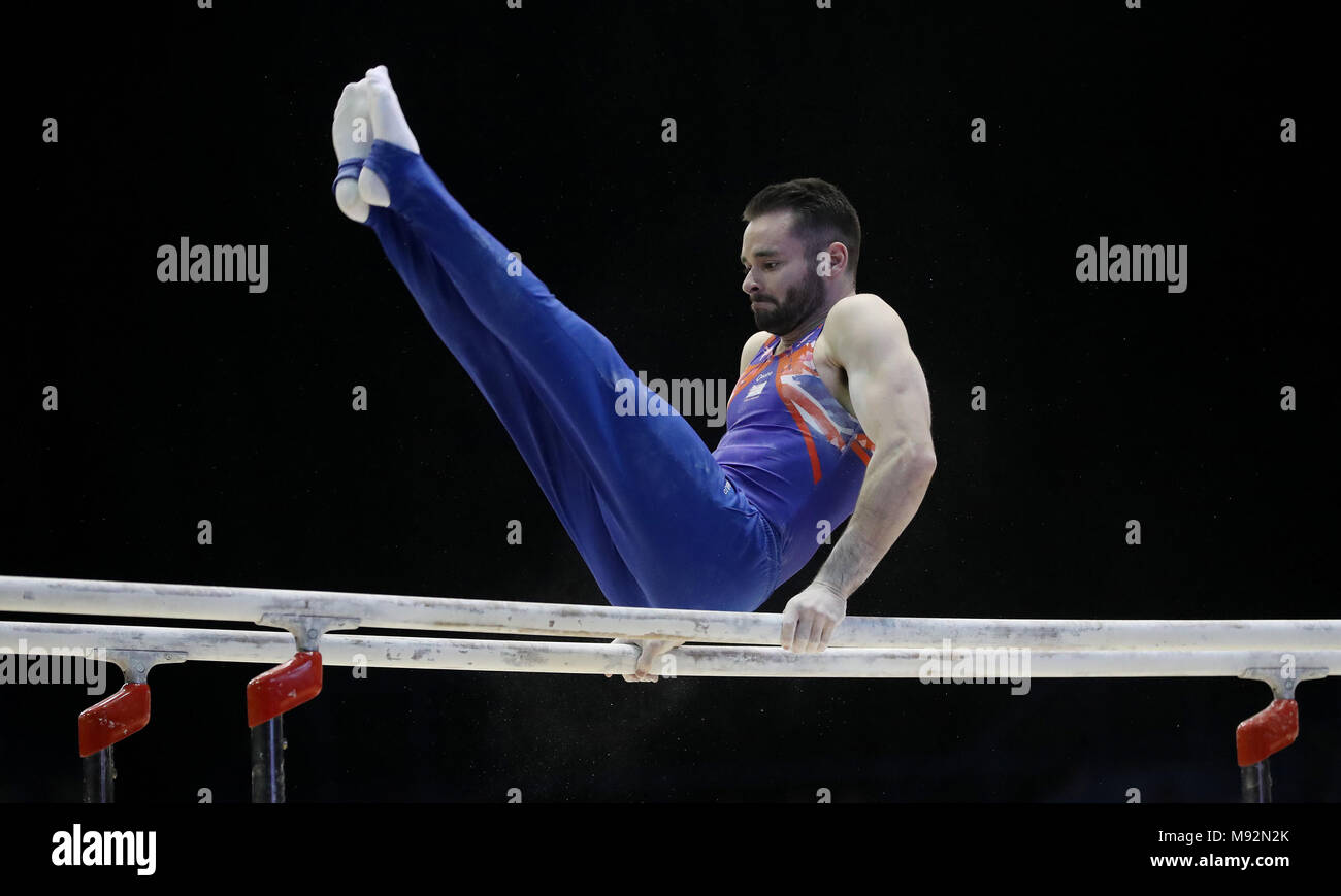 Great Britain's James Hall during the 2018 Gymnastics World Cup at ...