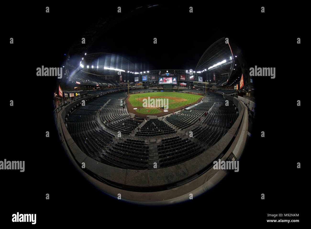 Major League Baseball Stadium, MLB. Chase Field Stadium in Phoenix ...