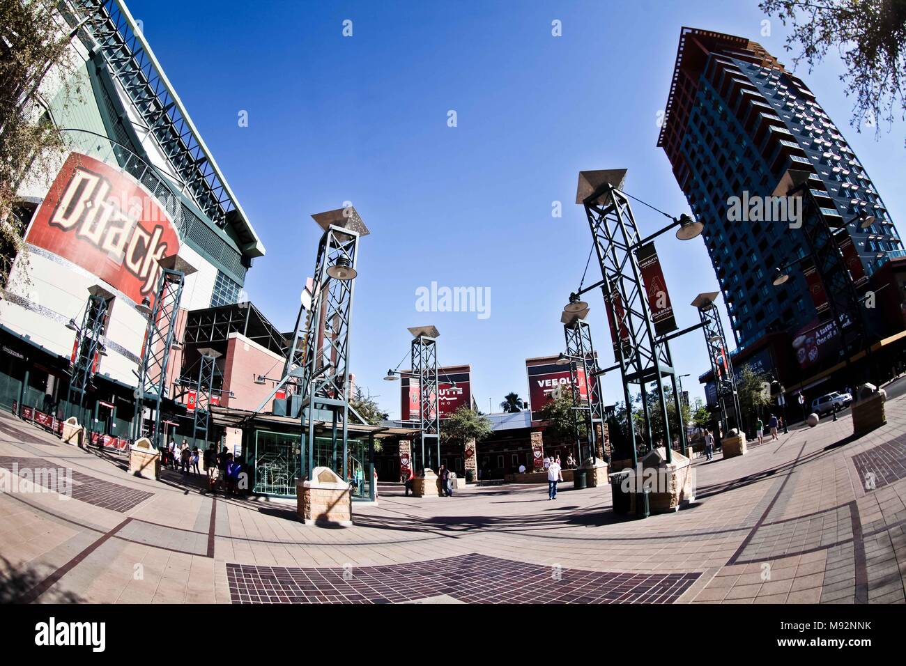Major League Baseball Stadium, MLB. Chase Field Stadium in Phoenix ...