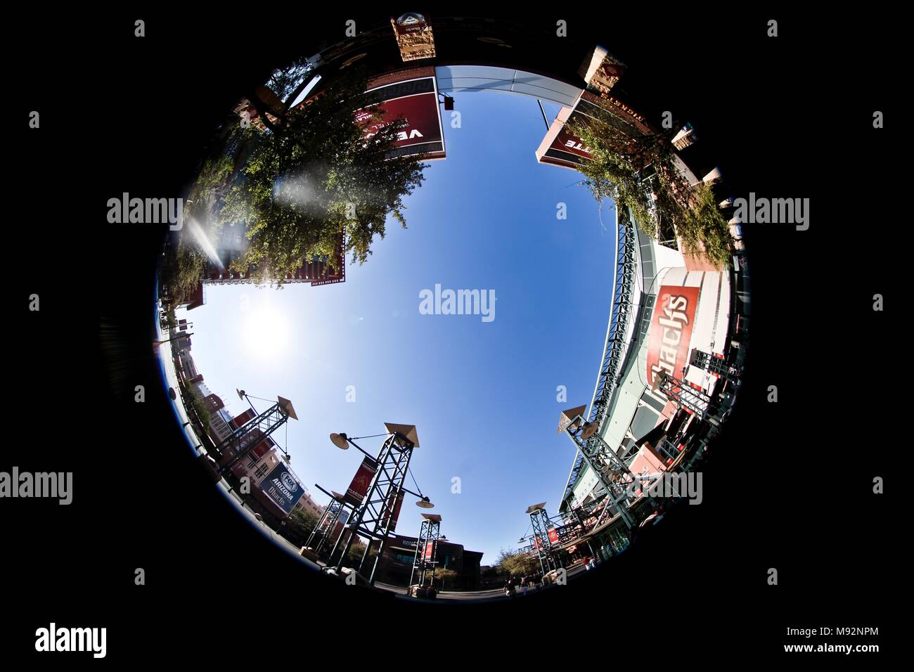 Major League Baseball Stadium, MLB. Chase Field Stadium in Phoenix ...