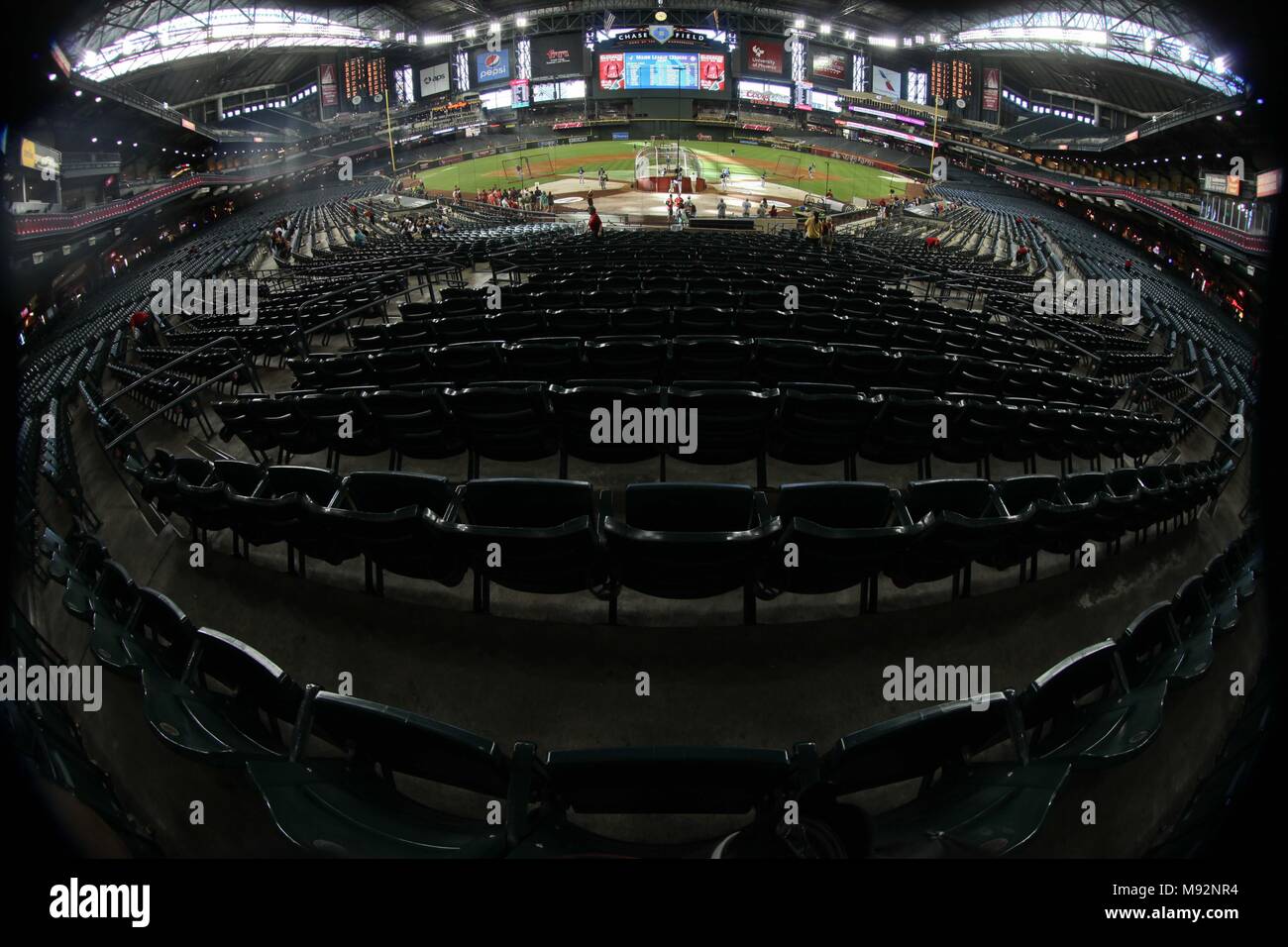 Major League Baseball Stadium, MLB. Chase Field Stadium in Phoenix ...