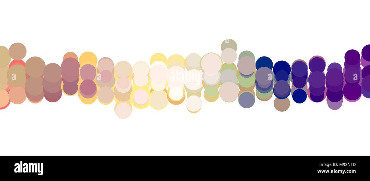 Colored abstract overlapping circles, bubbles or ellipses, pattern ...