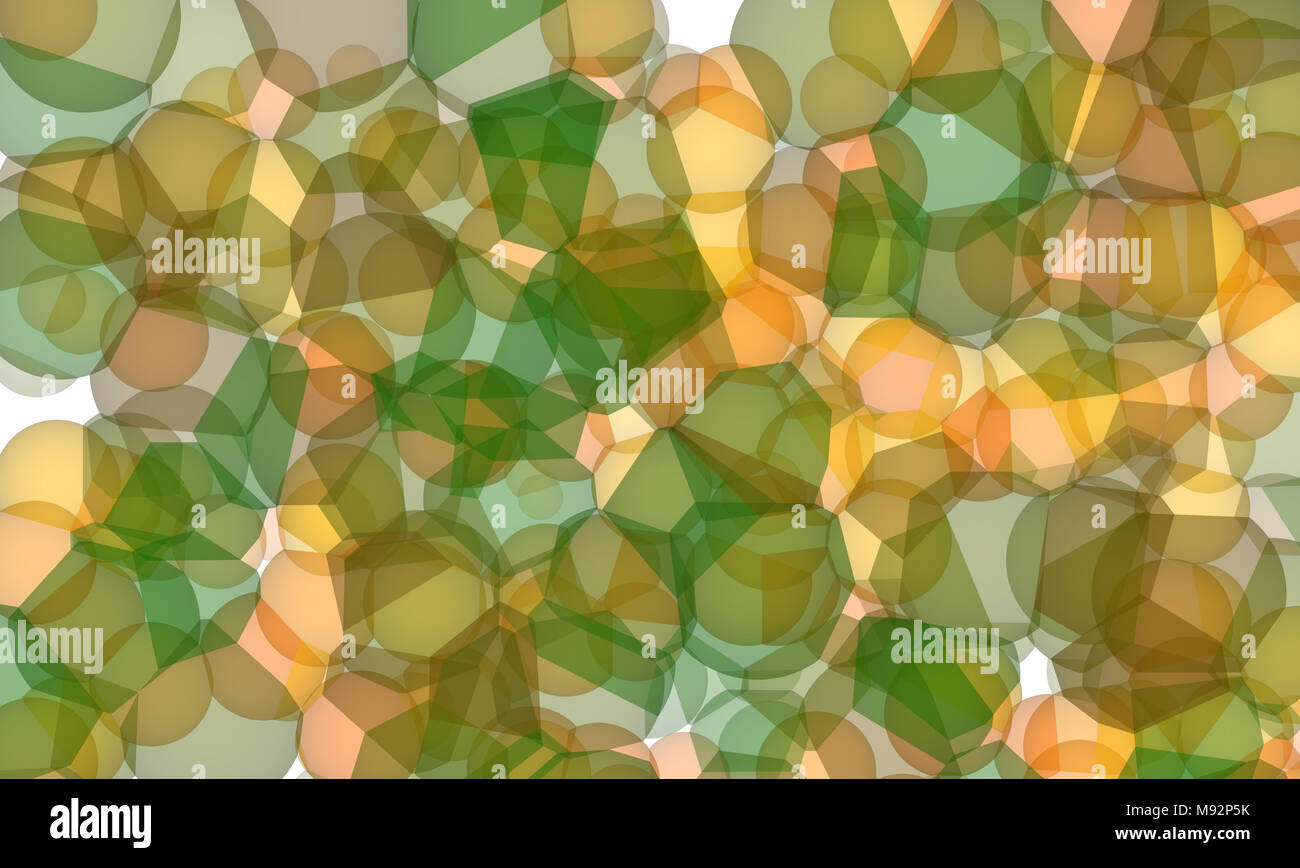 Random colored abstract overlapping circles, bubbles or ellipses ...