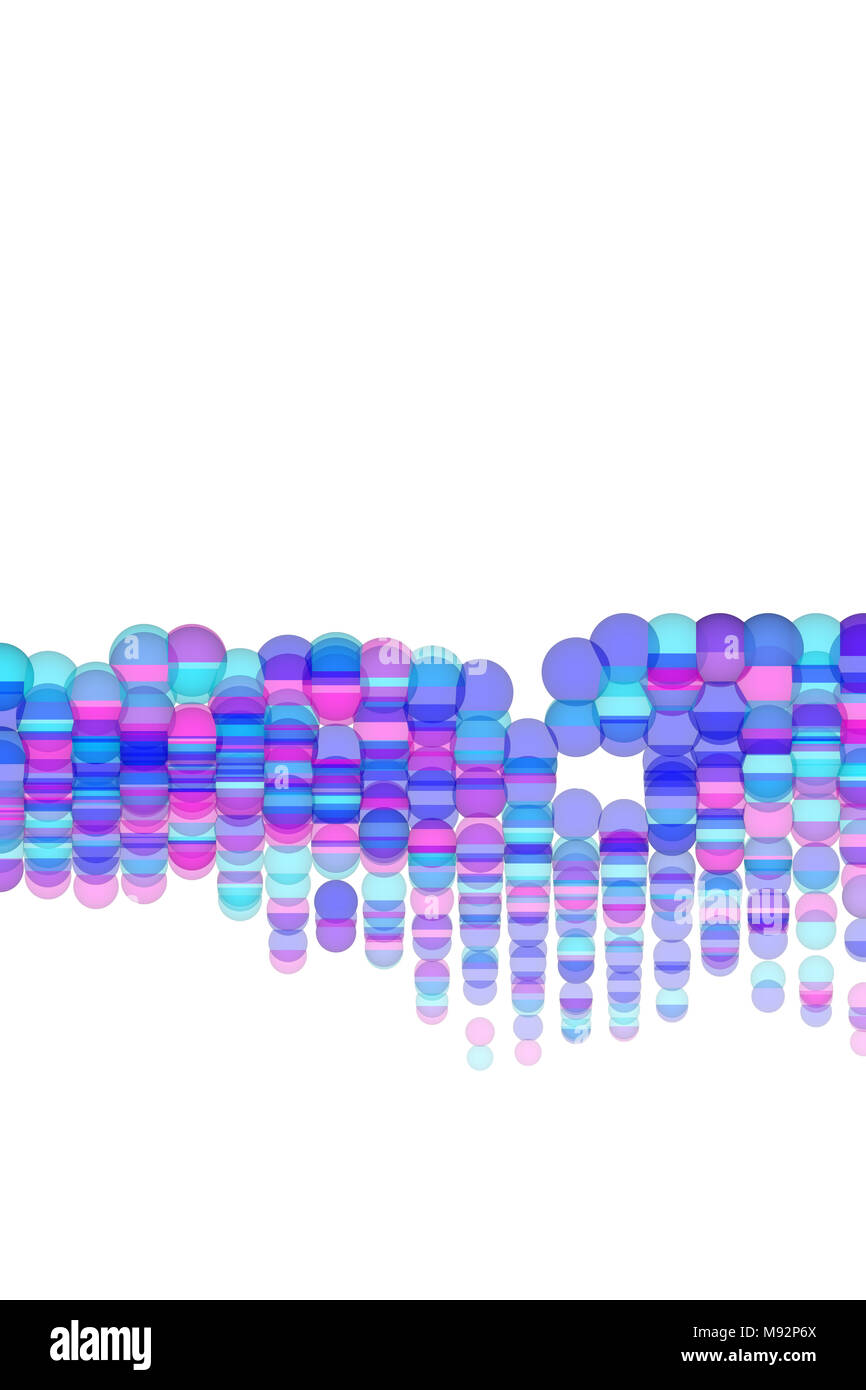 Colorfed Abstract Overlapping Circles Bubbles Or Ellipses Pattern Digital Generative Art For