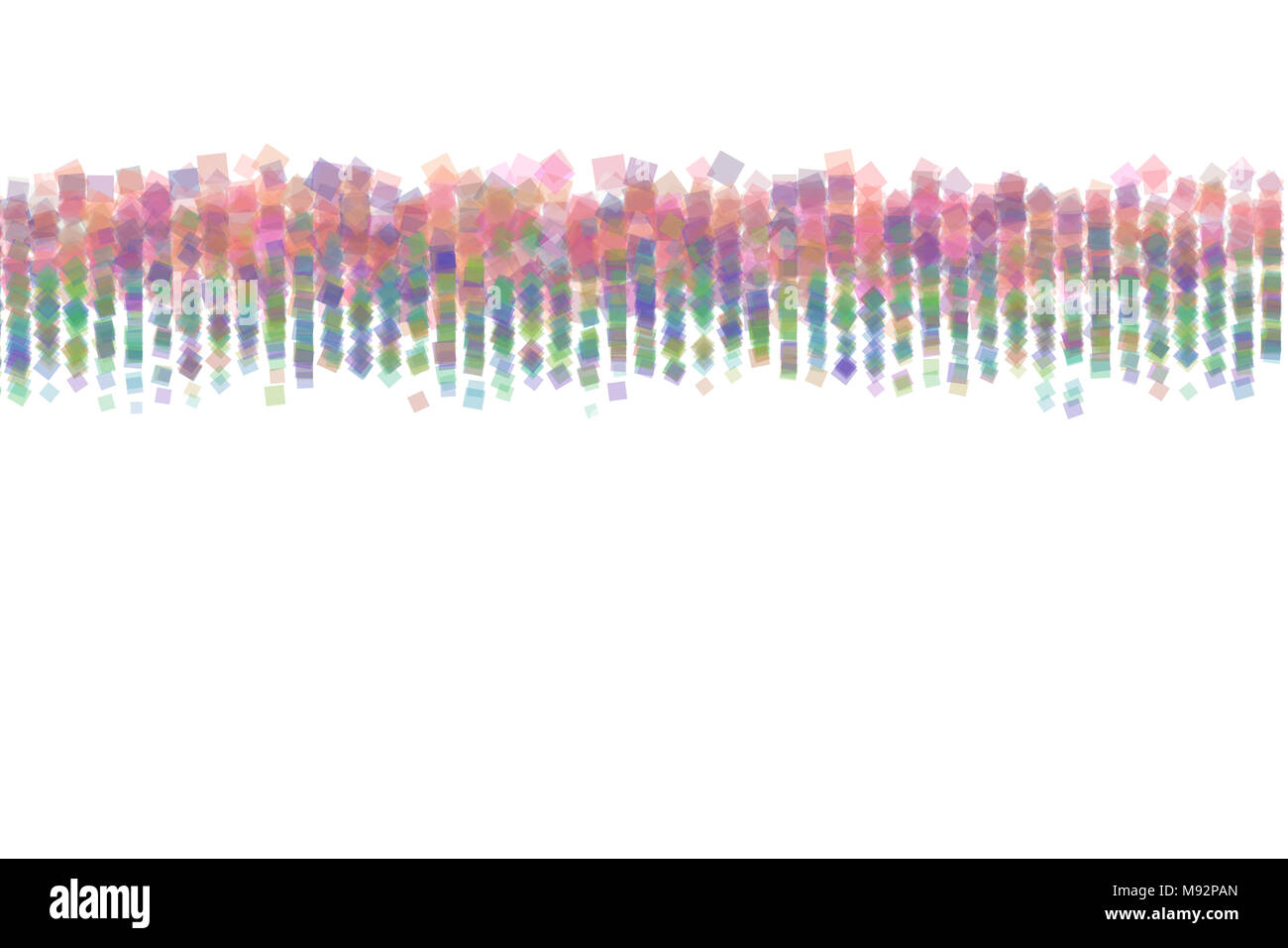 Colored abstract overlapping square or rectangle, pattern, digital ...