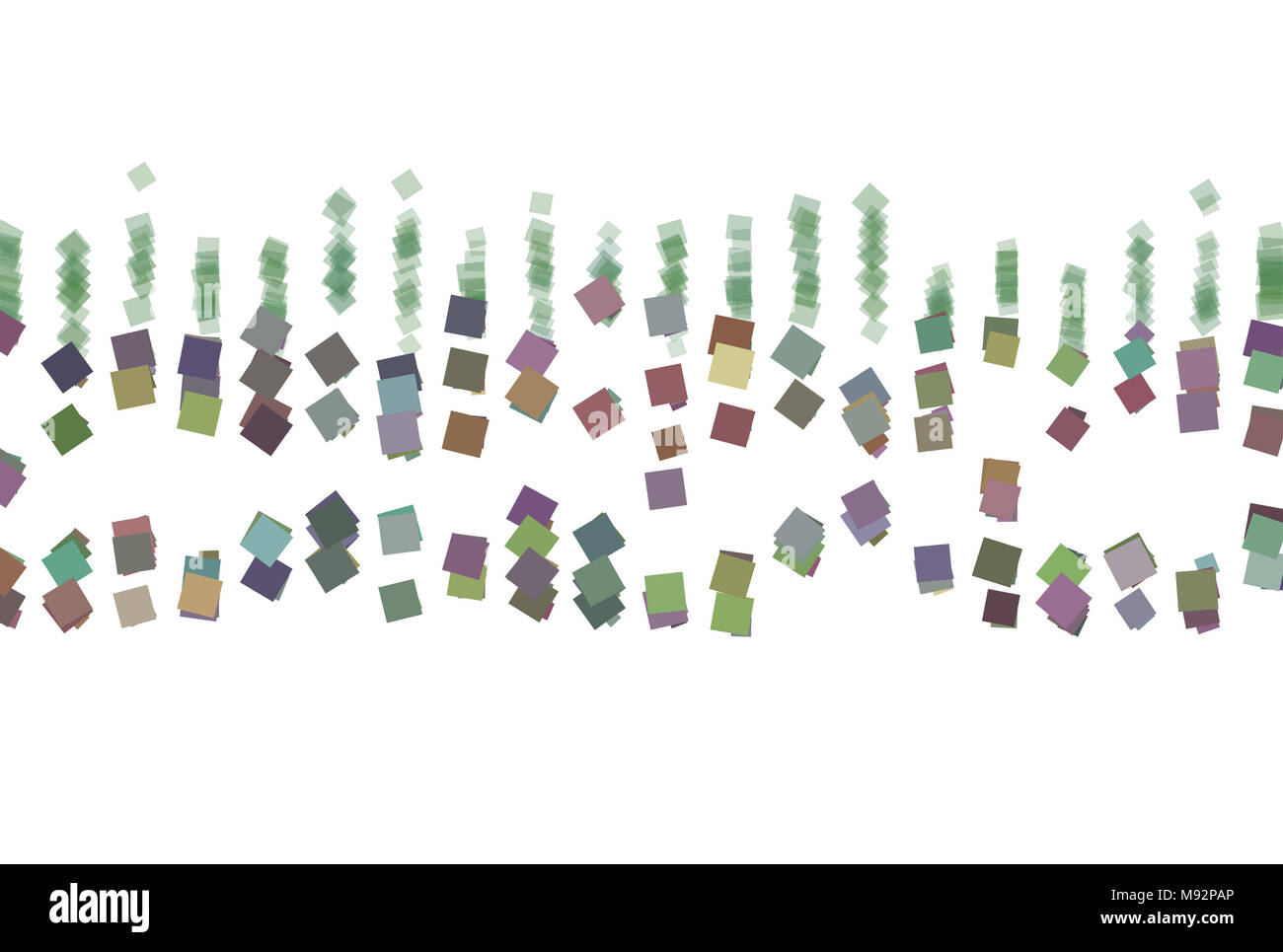 Colored abstract overlapping square or rectangle, pattern, digital ...