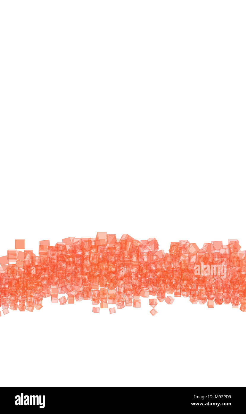 Colored abstract overlapping cubes or boxes, pattern, digital ...