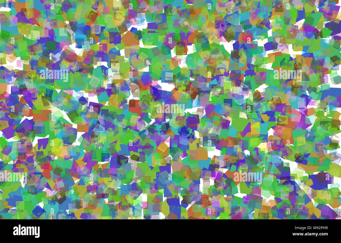 Random Colored Abstract Overlapping Cubes Or Boxes Digital Generative