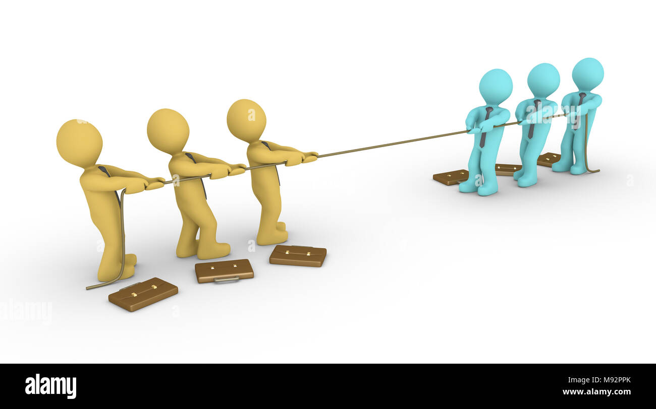 Opposite teams Cut Out Stock Images & Pictures - Alamy