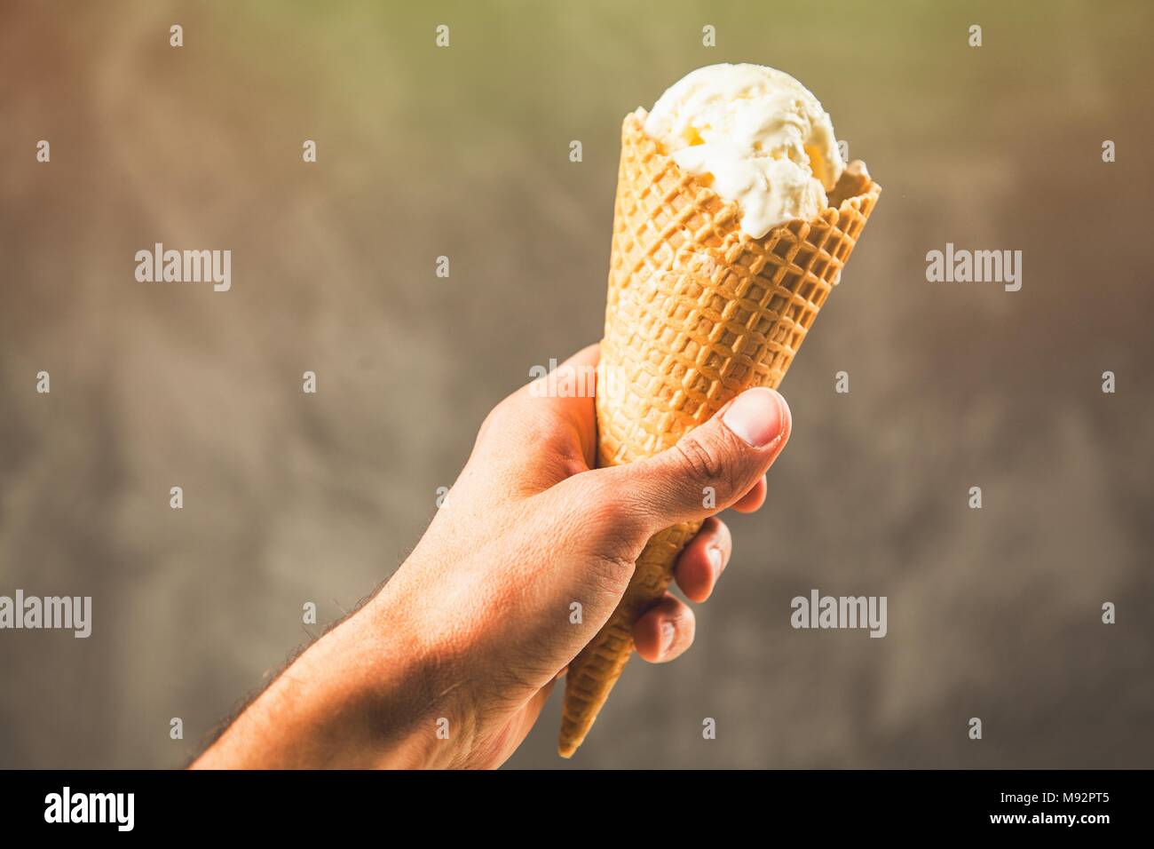 Ice cream cone Stock Photo - Alamy